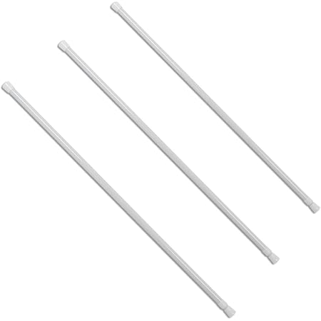 MorNon Net Curtain Rail Extendable Telescopic Curtain Rod Adjustable ...