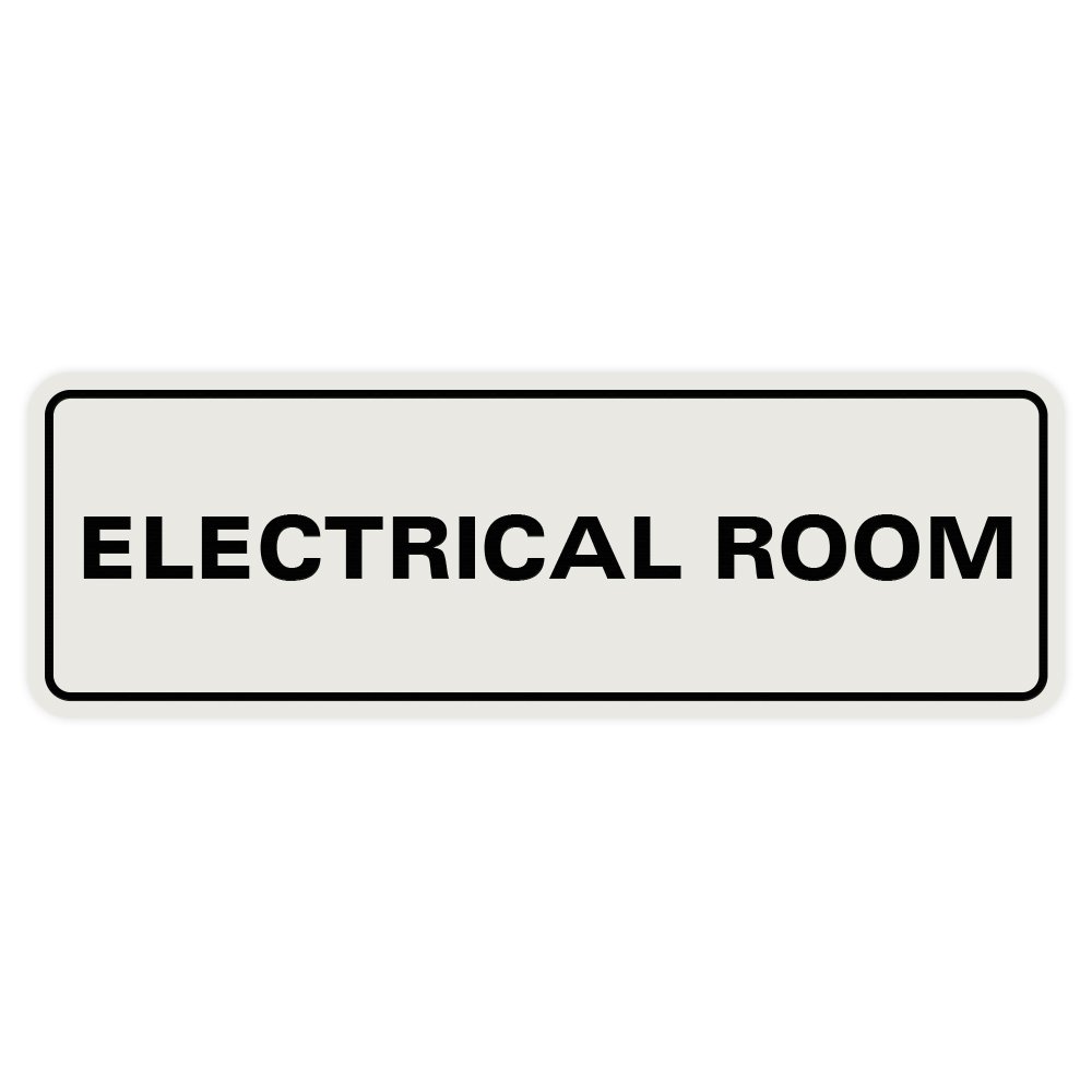 Amazon.com : All Quality Standard Electrical Room Sign - Durable ...