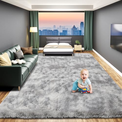 Amazon.com: Tepook Super Soft Fluffy Rug for Bedroom, Modern Shaggy Rug ...