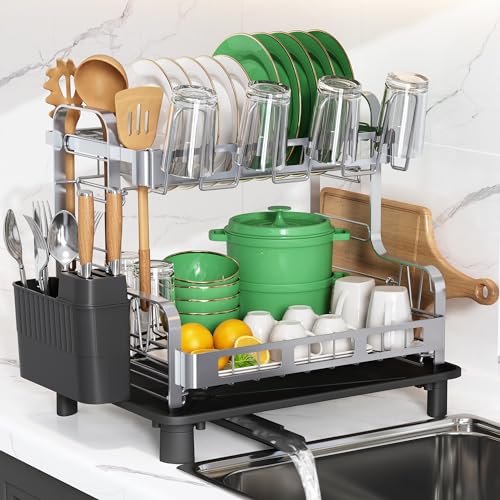 Snapklik.com : Romision Stainless Steel Dish Drying Rack, Dish Racks ...