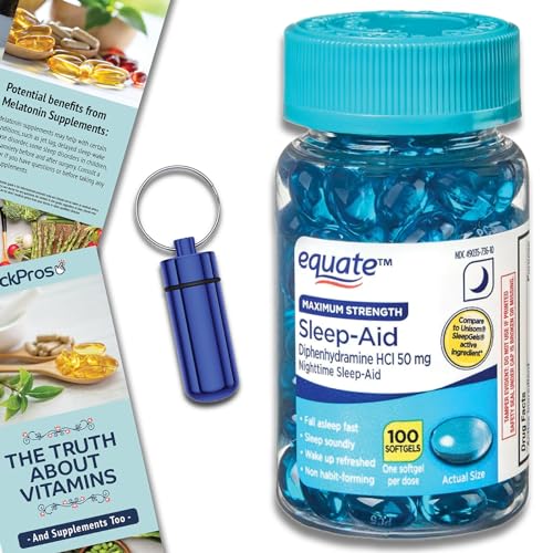 Snapklik.com : ClickPros Equate Maximum Strength Sleep-Aid Softgels ...