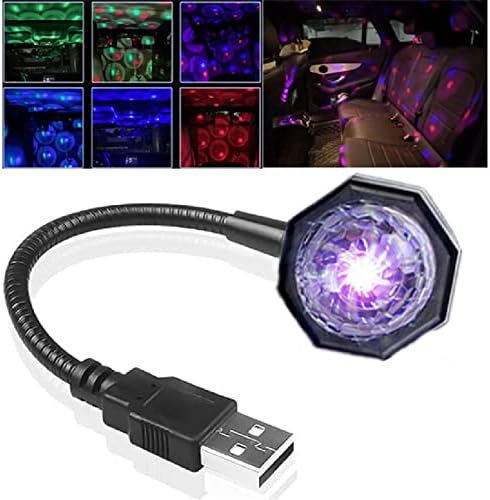 Amazon.com: Mini Led Projection Lamp Star Night, USB Car Roof Projector ...