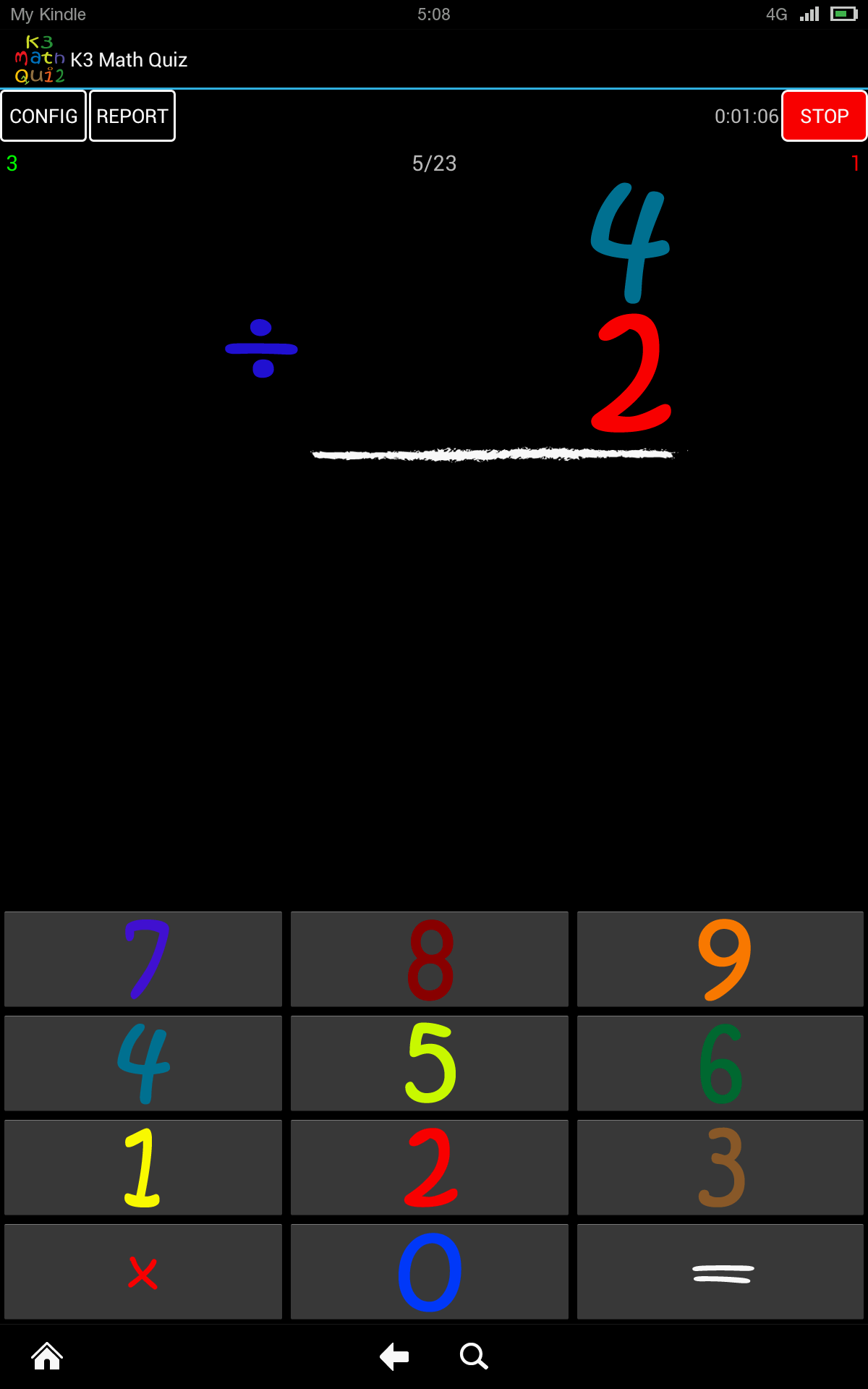 K3 Math Quiz - App on Amazon Appstore