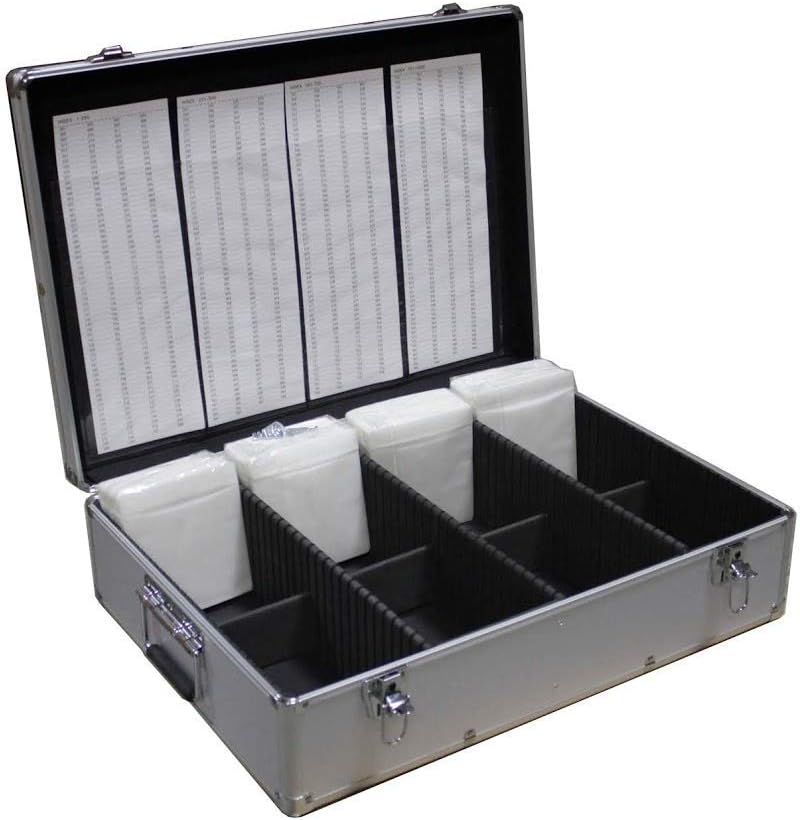Amazon.com: New MegaDisc 1000 CD DVD Silver Aluminum Media Storage Case ...