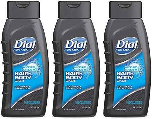 Amazon.com : Dial for Men Hair and Body Wash, Hydro Fresh, 16 Fluid ...