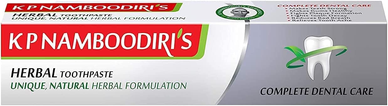 Amazon.com: SJH K P NAMBOODIRIS Herbal Tooth Paste, 150 g - Pack of 2 ...