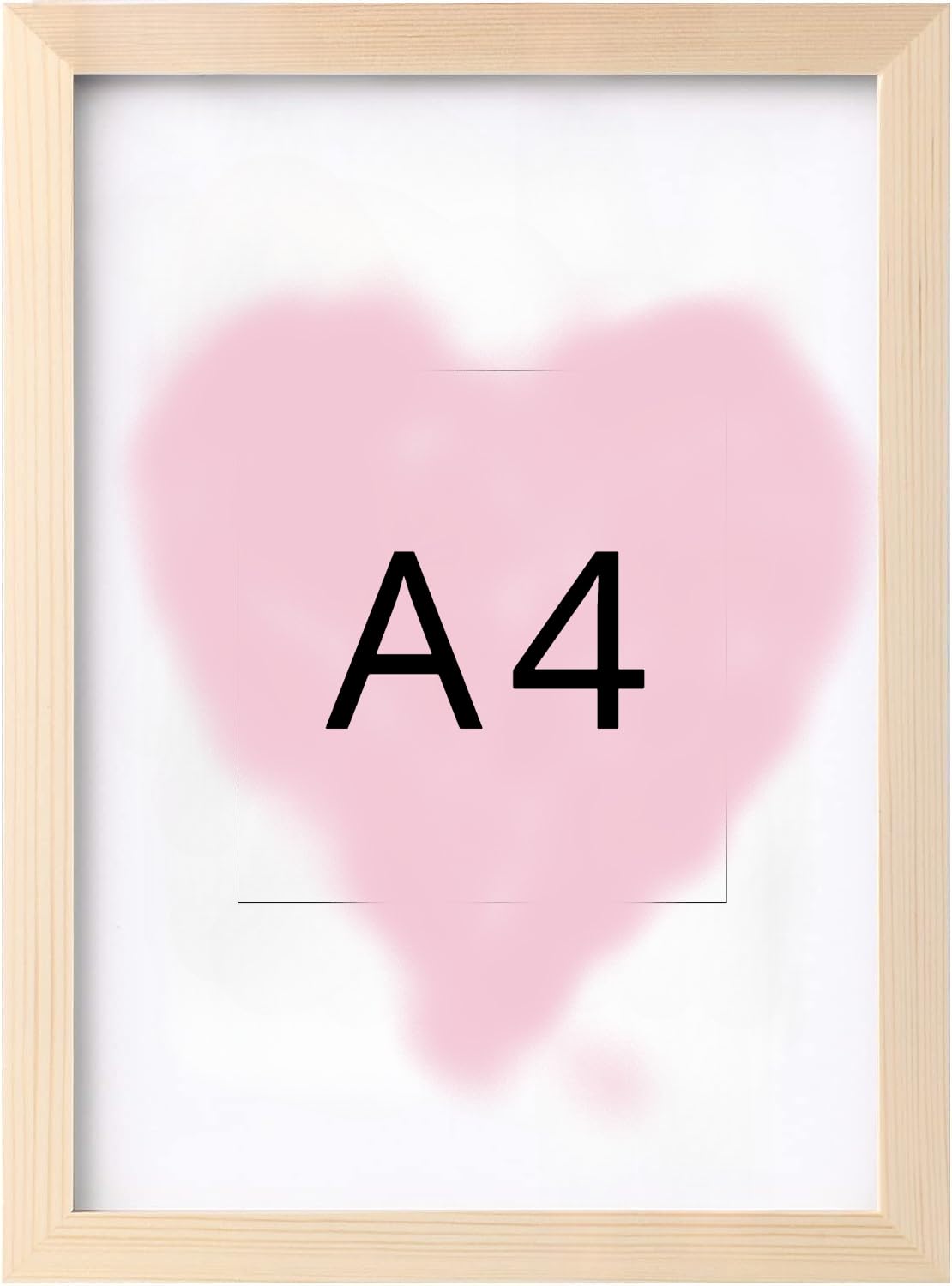 A4 Photo Frame, Picture Frame with Clear Perspex Front, Certificate ...
