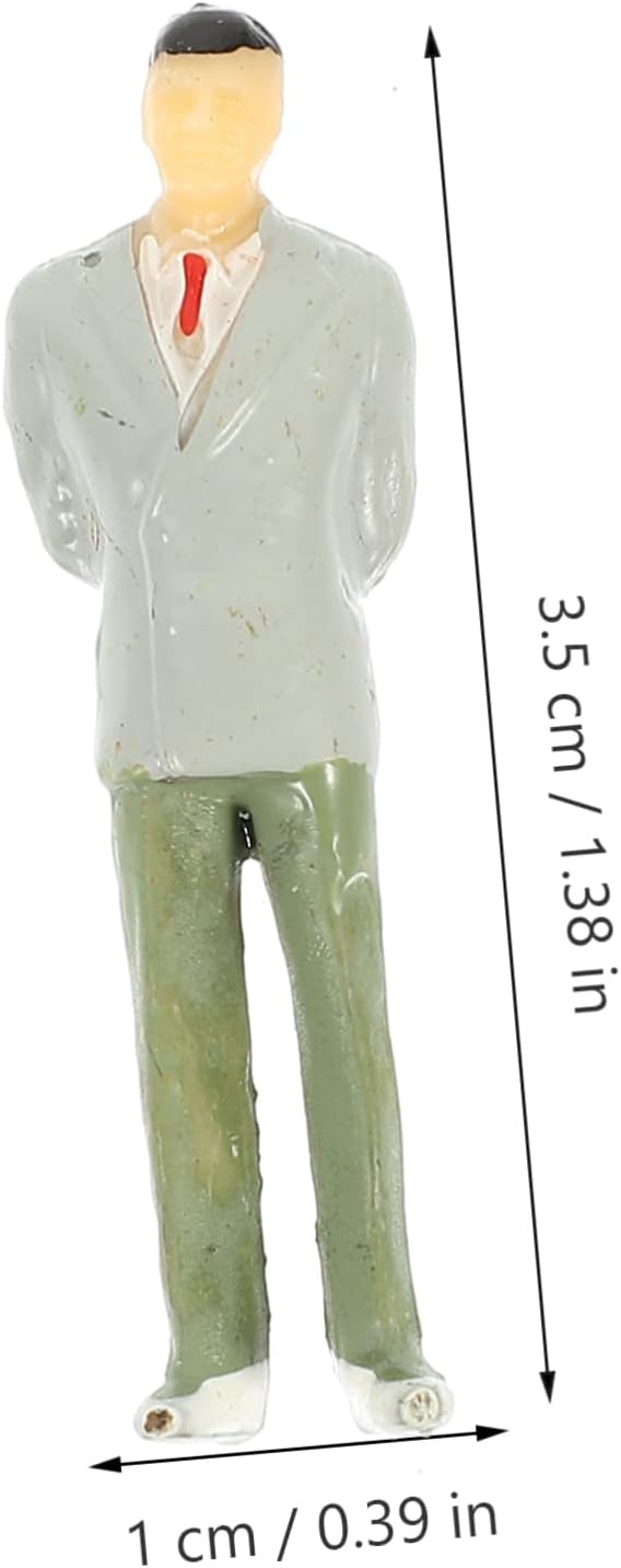 DIYEAH 30 unids Color Villano Gente Pequeña Juguetes Mini Personas ...