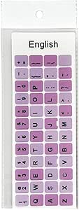 Amazon.com: Universal English Keyboard Stickers Keyboard Letters ...