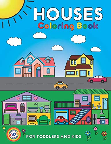 Amazon.com: Houses Coloring Book For Toddlers and Kids: Colorful ...