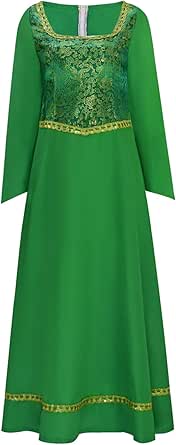 Amazon.com: WanXiaoFeng Princess Fiona Costume Adult Women Kids Girls ...