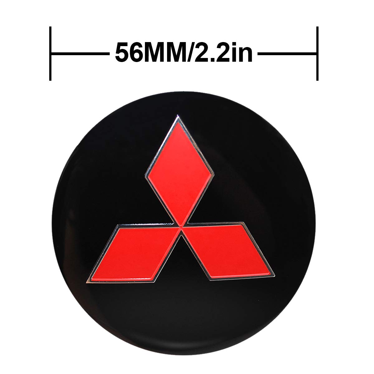 JDclubs 4 x 56.5mm Car Lettering BBS Wheel Center Cap Sticker Wheel ...