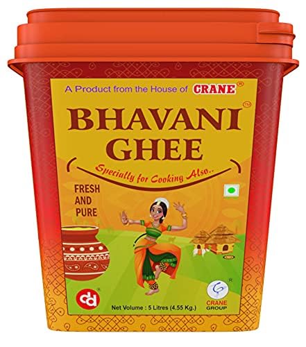 Bhavani Ghee - Buffalo Ghee 5L Jar | Preservative Free | Fresh & Pure ...