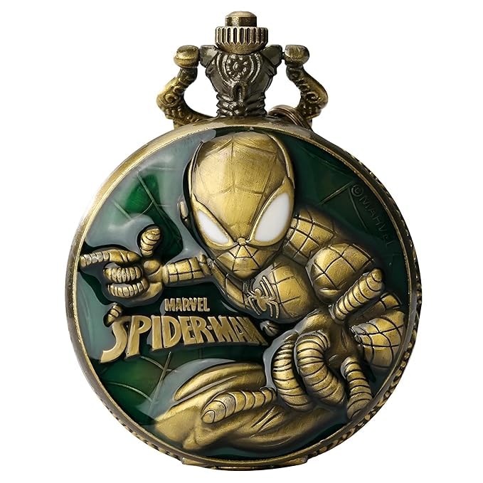 Iconic Keychains Unisex Antique Bronze Pocket-Analog Watch Vintage ...