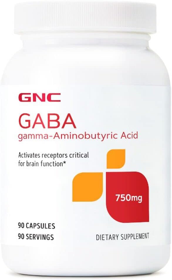 Amazon.com: GNC GABA 750mg | Supports Brain Health | 90 Count : Health ...