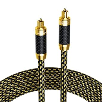 Amazon.com: Mygatti Hi-FI Digital Optical Audio Toslink Cable 8FT ...