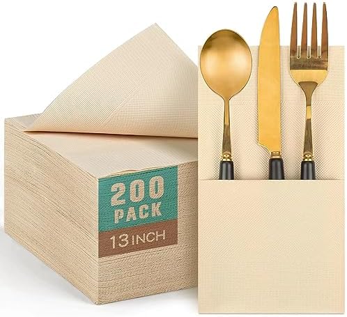 Amazon.com: Recycled Post Consumer Napkins, Compostable Eco Lunch ...