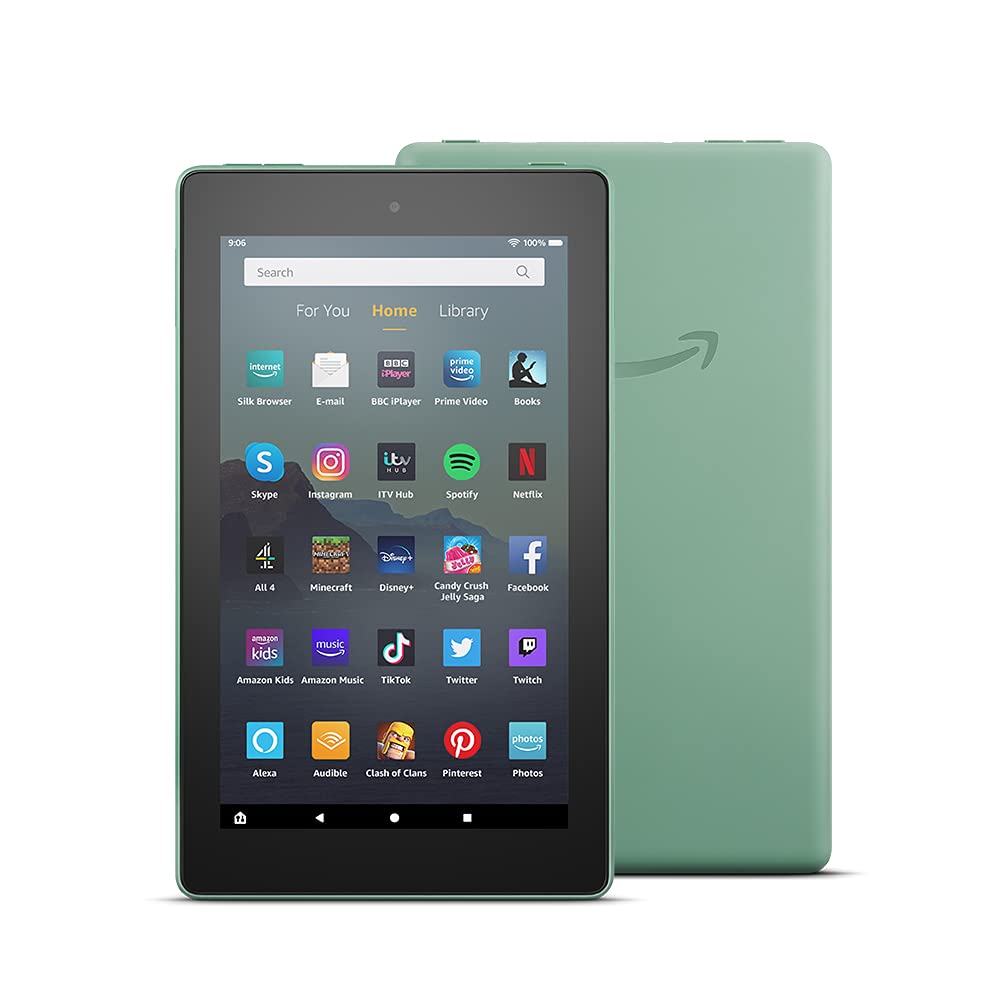 Certified Refurbished Fire 7 Tablet | 7" display, 16 GB, with Ads, Sage ...