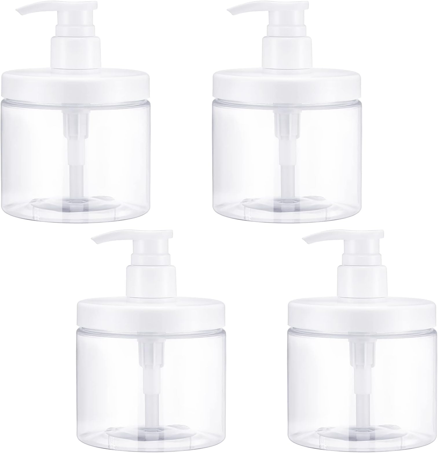 Amazon.com: Irenare 40 Pcs 16oz/ 500ml Plastic Pump Bottles with Pump ...