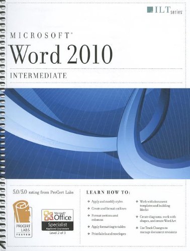 Buy Word 2010: Intermediate + Certblaster Book Online at Low Prices in ...
