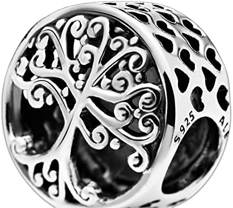 Amazon.com: PANDORA Jewelry Openwork Family Roots Charm - Family Tree ...