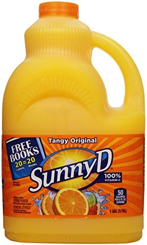 Amazon.com: Sunny D, Tangy Original, Citrus Punch, 128 Fl Oz : Grocery ...