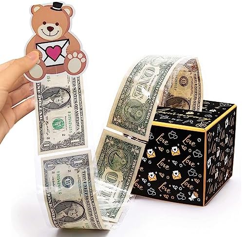 Amazon.com: DTESL Happy Father's Birthday Money Box for Cash Gift Pull ...