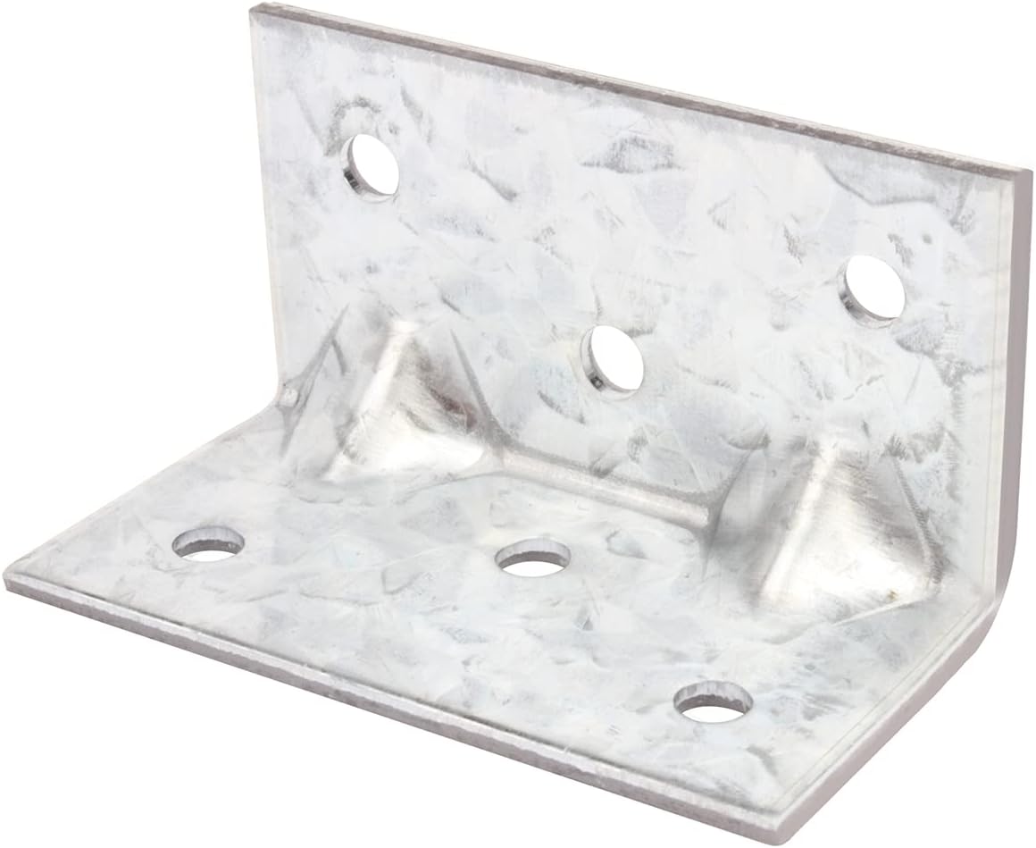 Amazon.com: eoere 20 PCS Steel L Right Angle Bracket, Reinforcing Rib ...