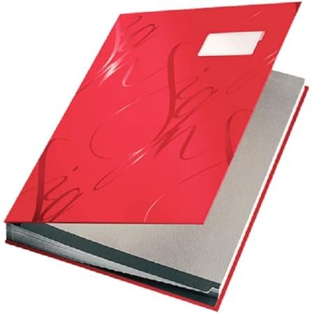 Leitz 57000195 Expandable Signature Book with 20 Card Dividers, A4 ...