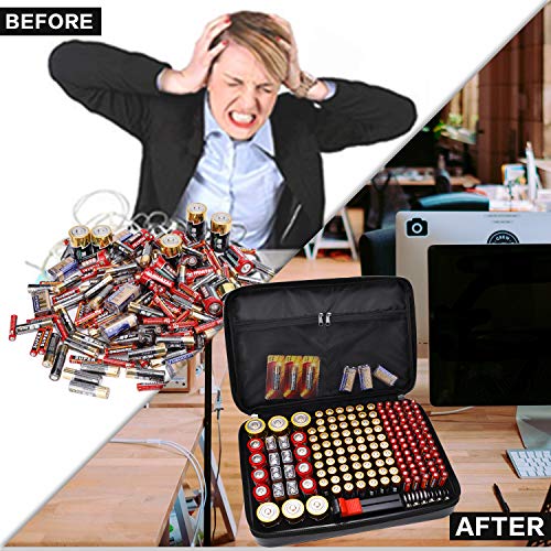 Fireproof Battery Organizer Storage Case Waterproof & Explosionproof ...