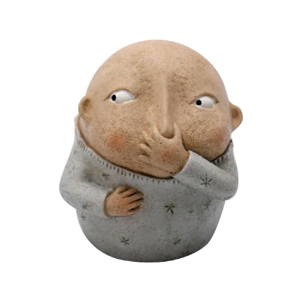 Amazon.com: Whigetiy Boy Holding Nose Statues for Home Toilet Bathroom ...