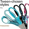 Amazon.com: Fiskars 7" Student Scissors for Kids Ages 12-14, Scissors ...