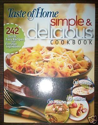 Simple & Delicious Cookbook (Taste of Home Books): Taste of Home ...