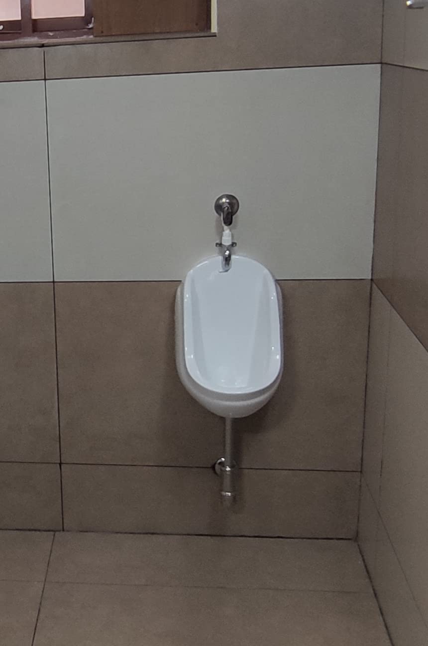 SENISTO Ceramic Wall Mount Small Urinal Pot for Gents/Male/Boys/Men ...