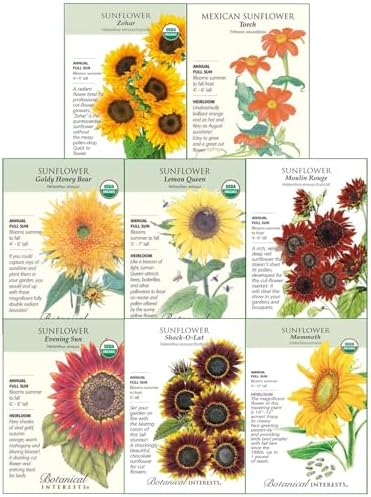 Amazon.com : Botanical Interests "Just Zinnias" Flower Gift Set - Nine ...