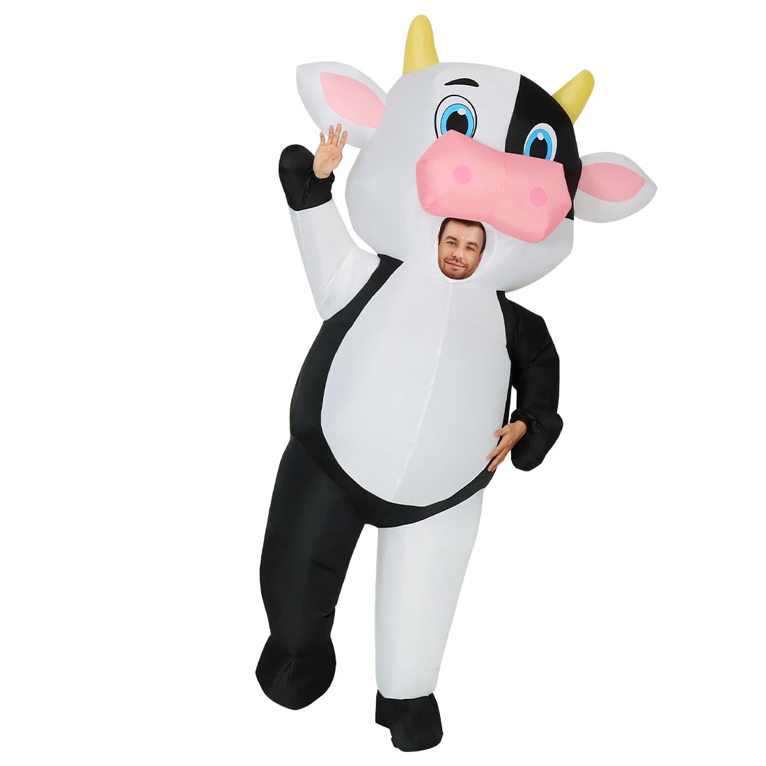 Amazon.com: GOOSH Inflatable Cow Costume for Adluts Blow up Halloween ...