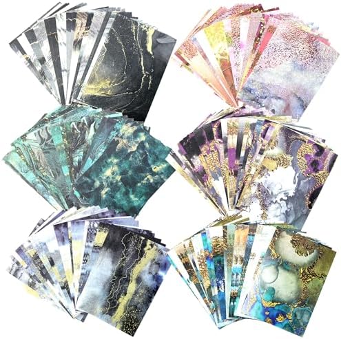 Amazon.com : NEWPECK 180 Sheets Retro Memory Vintage Scrapbooking ...