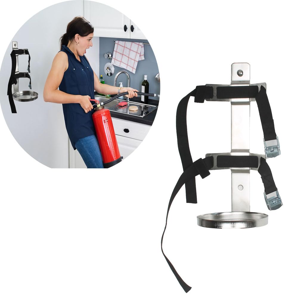 Fire Extinguisher Metal Bracket, Heavy Duty,Stainless Steel, Compatible ...