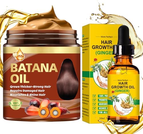 Amazon.com: Batana Oil for Hair Growth - 100% Raw & Organic Dr Sebi ...