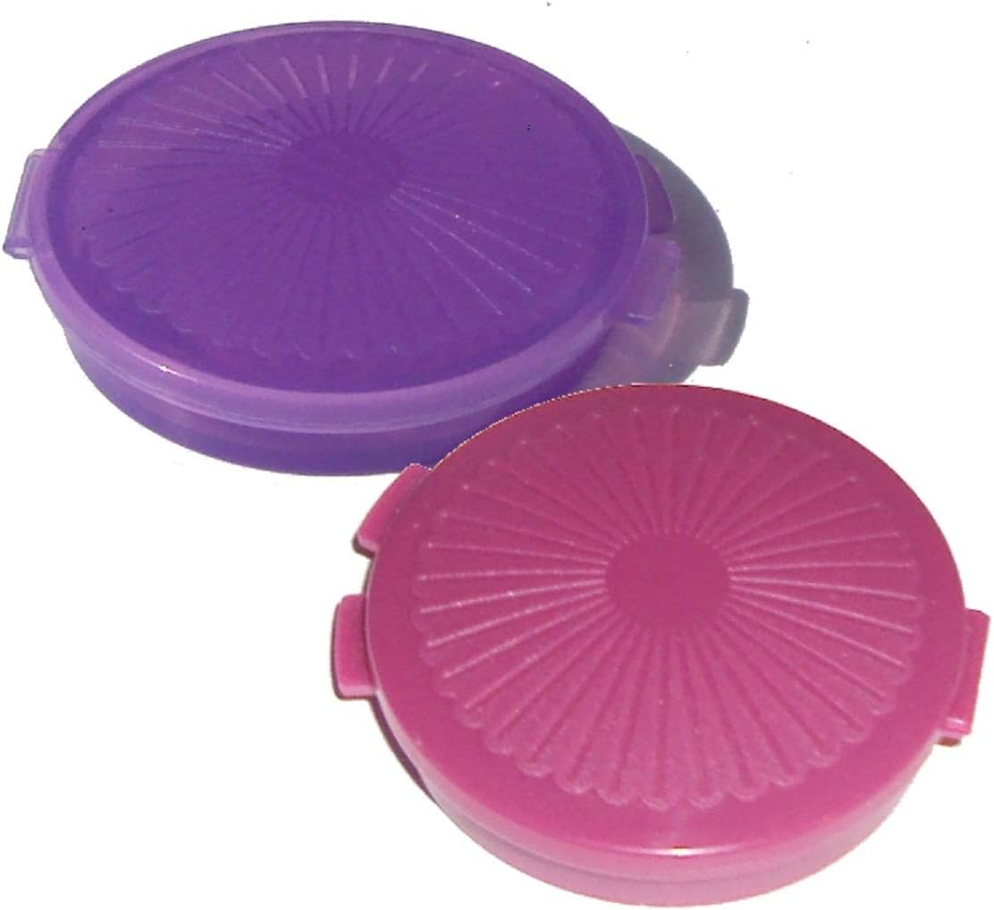 Amazon.com: Tupperware Mini Clamshell Pill Keeper Round Pocket ...