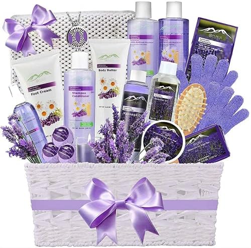 Amazon.com : Gift Basket for Women - 10 Pc Almond Milk & Honey Beauty ...