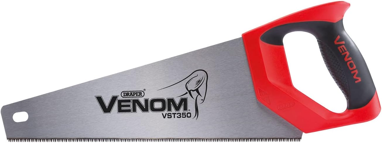 Draper Venom Handsaw (350mm) | Second Fix Double Ground Hand Tool ...