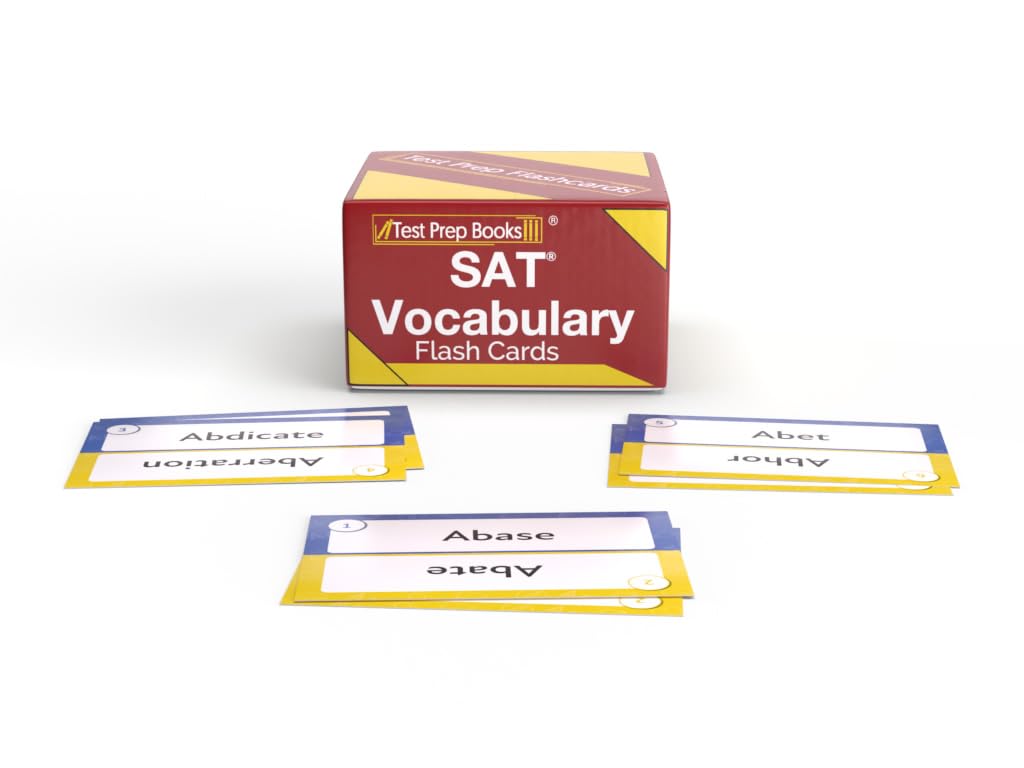 Snapklik.com : SAT Vocabulary Study Cards 2025-2026: SAT And PSAT ...