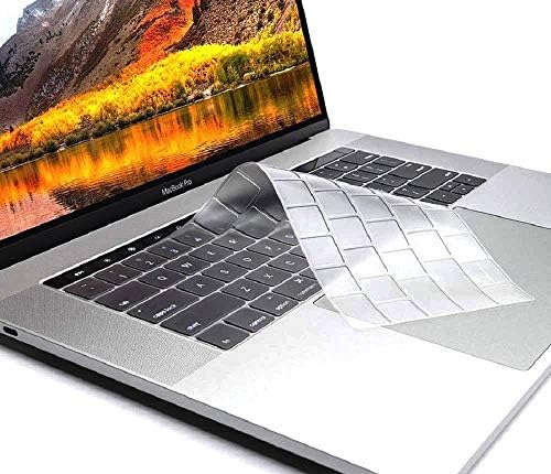 Keyboard Skin for MacBook Pro 15 inch 2017/2018 Clear Keyboard ...