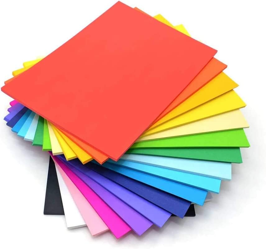 SNOW CRAFTS A4 Size Premium Coloured Sheets For Art & Craft Projects ...