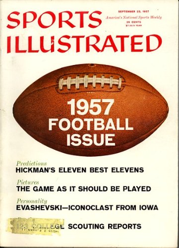 Sports Illustrated Magazine September 23, 1957 (Football Issue): Tex ...