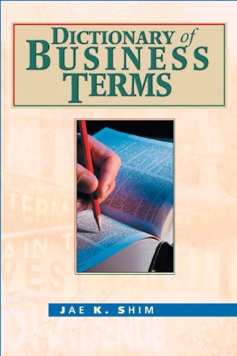 Dictionary of Business Terms: Shim, Jae K.: 9780324205459: Amazon.com ...