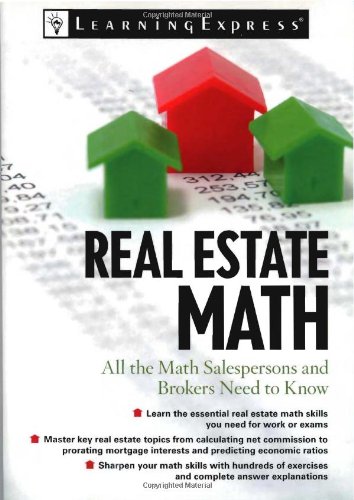Amazon.com: Real Estate Math: All the Math Salesperson, Brokers, and ...