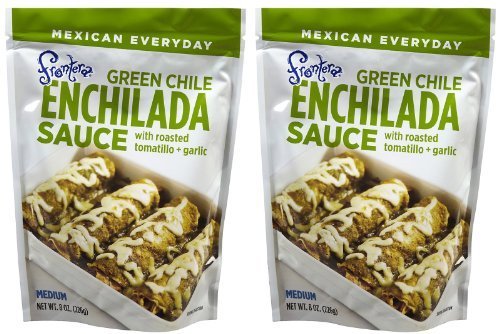 Amazon.com : Frontera Enchilada Green Chili Sauce Pouch, 8 oz, 2 pk by ...