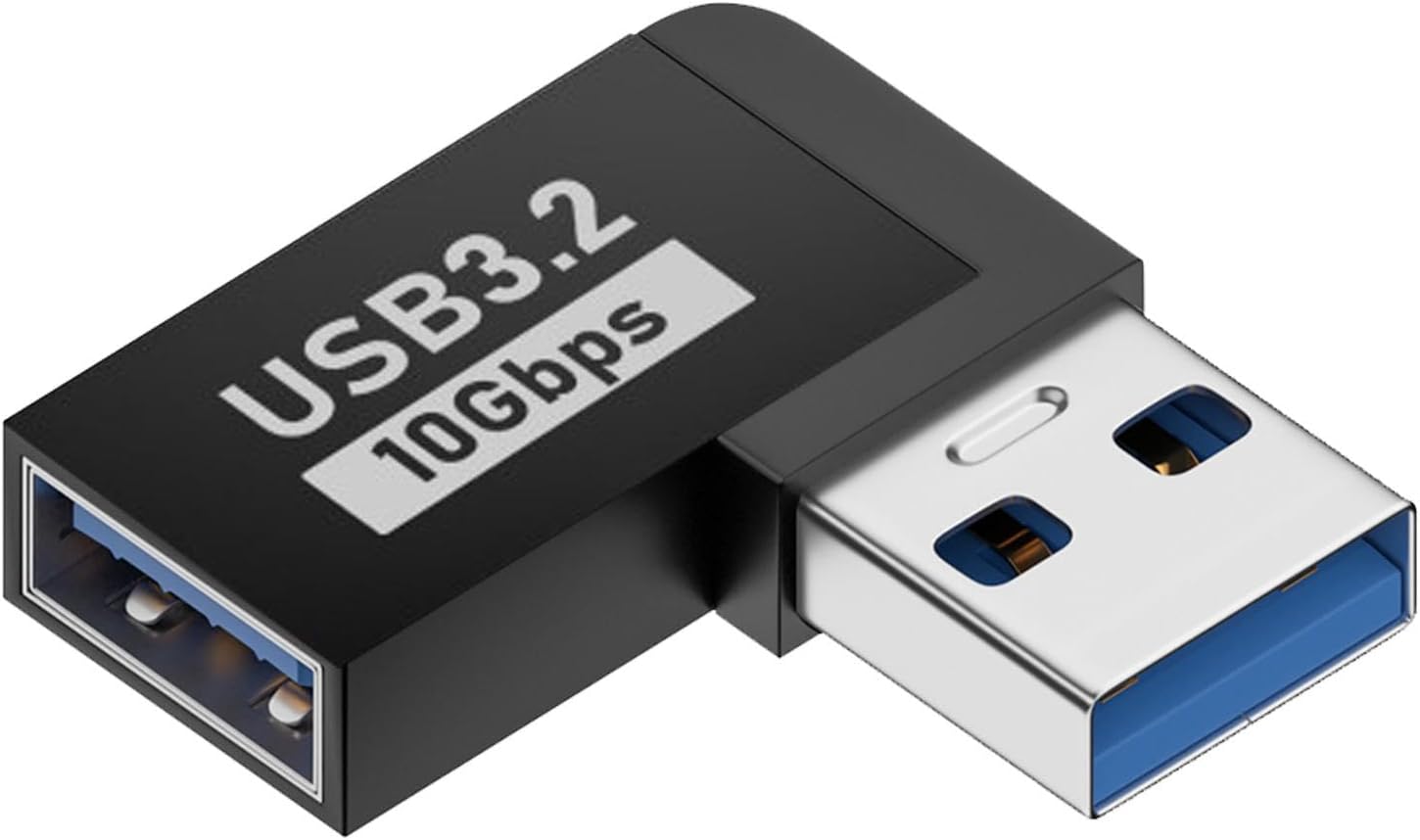 Amazon.co.jp: 90度 USB 3.0 アダプター 直角USBアダプター USB コネクタ アダプタ 10bps データ転送 オス ...